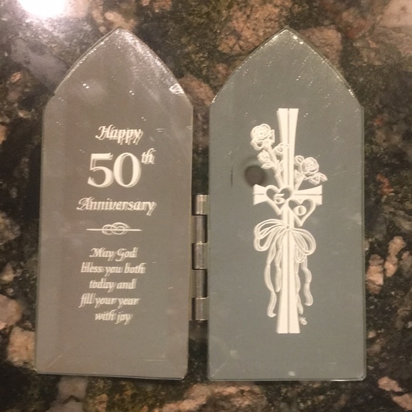 Other | 5th Wedding Anniversary Mirrored Display Religious | Poshmark